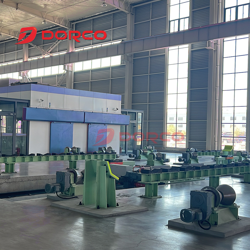 DRC-3000 Spiral Weld Pipe Mill with Lincoln Welding
