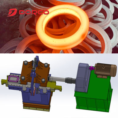 Customizable Vertical Ring Rolling Machine Four Column Frame Structure ...